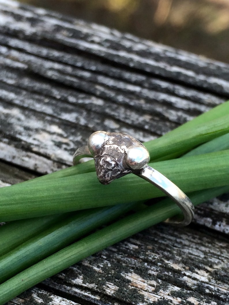 Praying MANTIS Stacking Ring Oxidized Insect Jewelry Sterling - Etsy