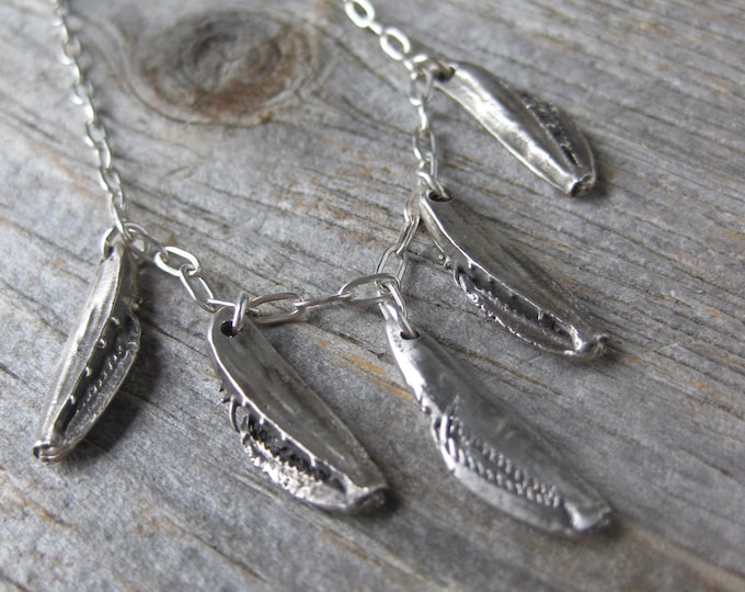 Praying MANTIS Necklace Oxidized Insect Leg Jewelry Sterling Silver ...