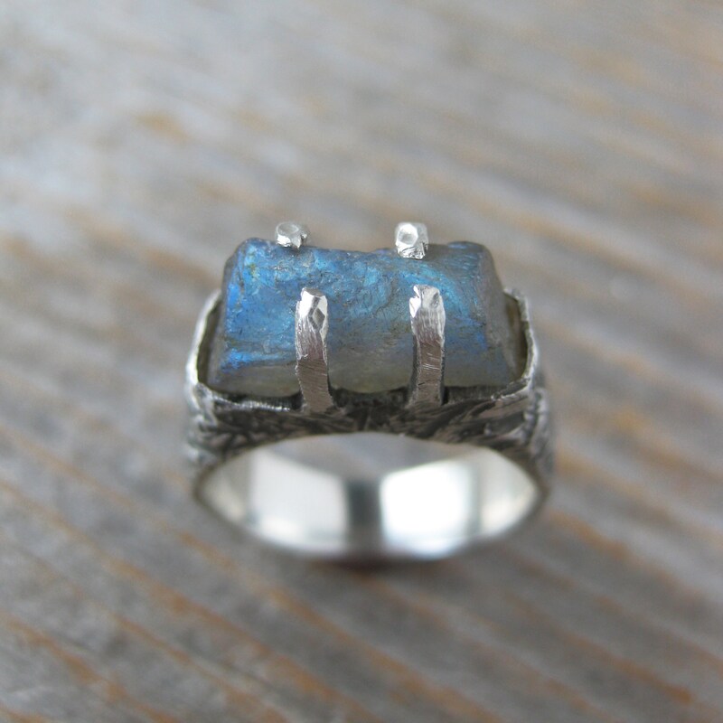 Rough Texture Ring - Etsy