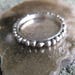TINY BUBBLES Sterling Silver Thin Stacking Ring Stacker Made to Order Size - Etsy