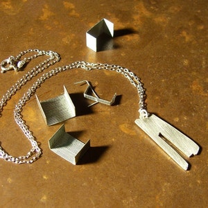 STAPLER Sterling Silver Necklace - Etsy