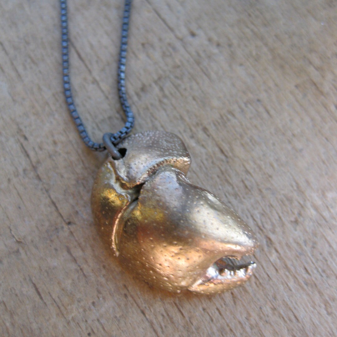 Fat Crab CLAW Necklace Bronze Made to Order - Etsy