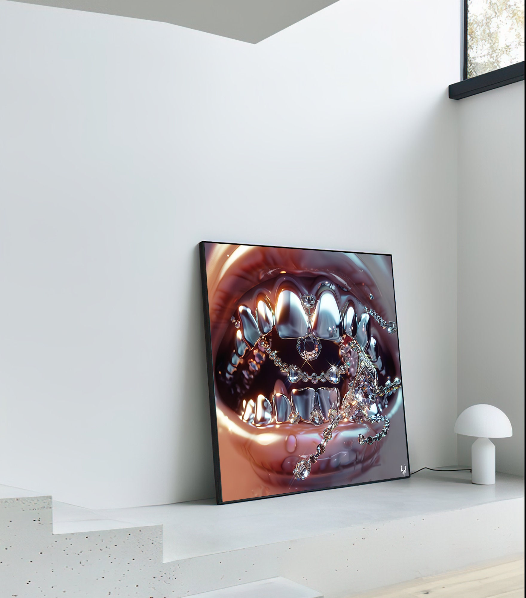 Kiss Lips Print Lips Print Glamour Print Trendy Art Print Funky Print ...