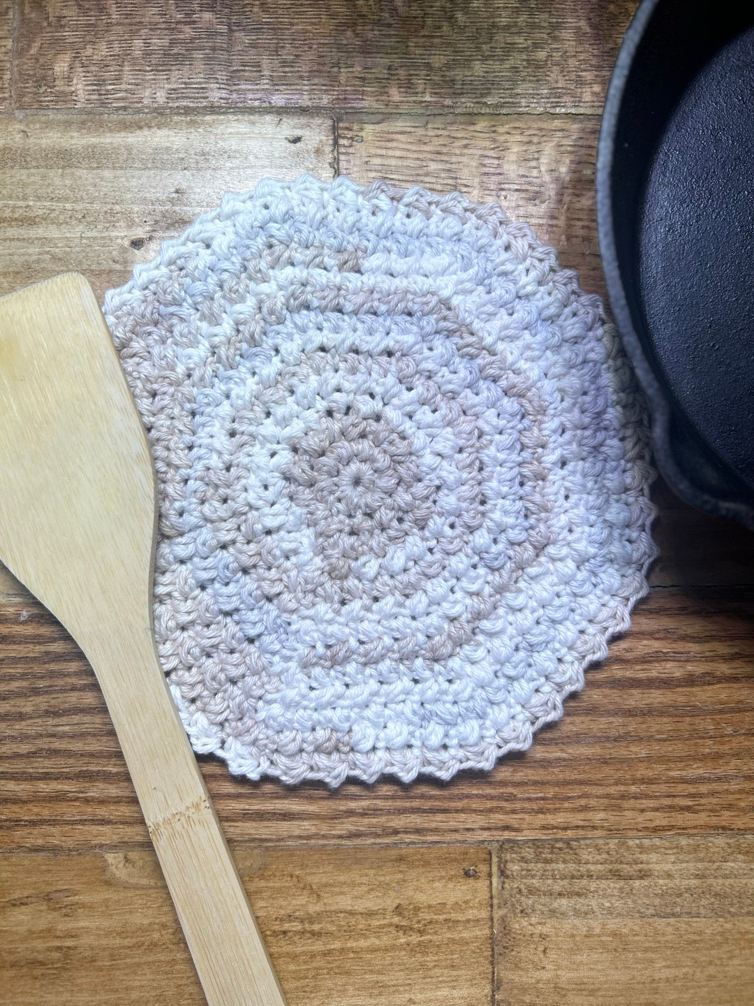 Crochet Round Trivet Pattern - Etsy