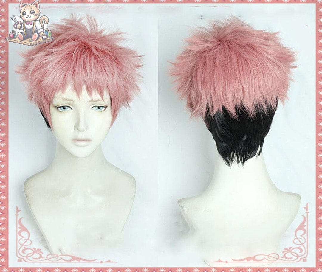 Cosplay Wig, Yuji Itadori, Anime, Perfect for Cosplayers and Anime ...