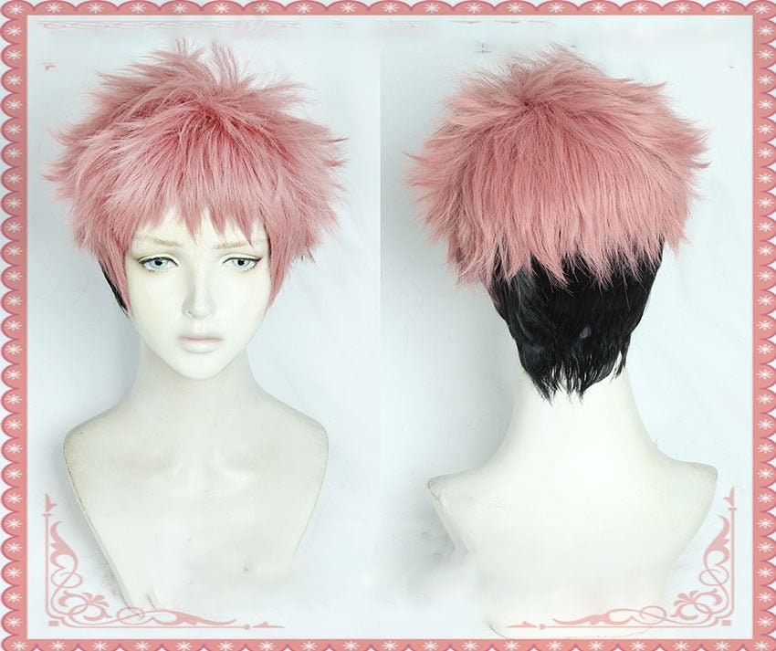 Cosplay Wig, Yuji Itadori, Anime, Perfect for Cosplayers and Anime ...