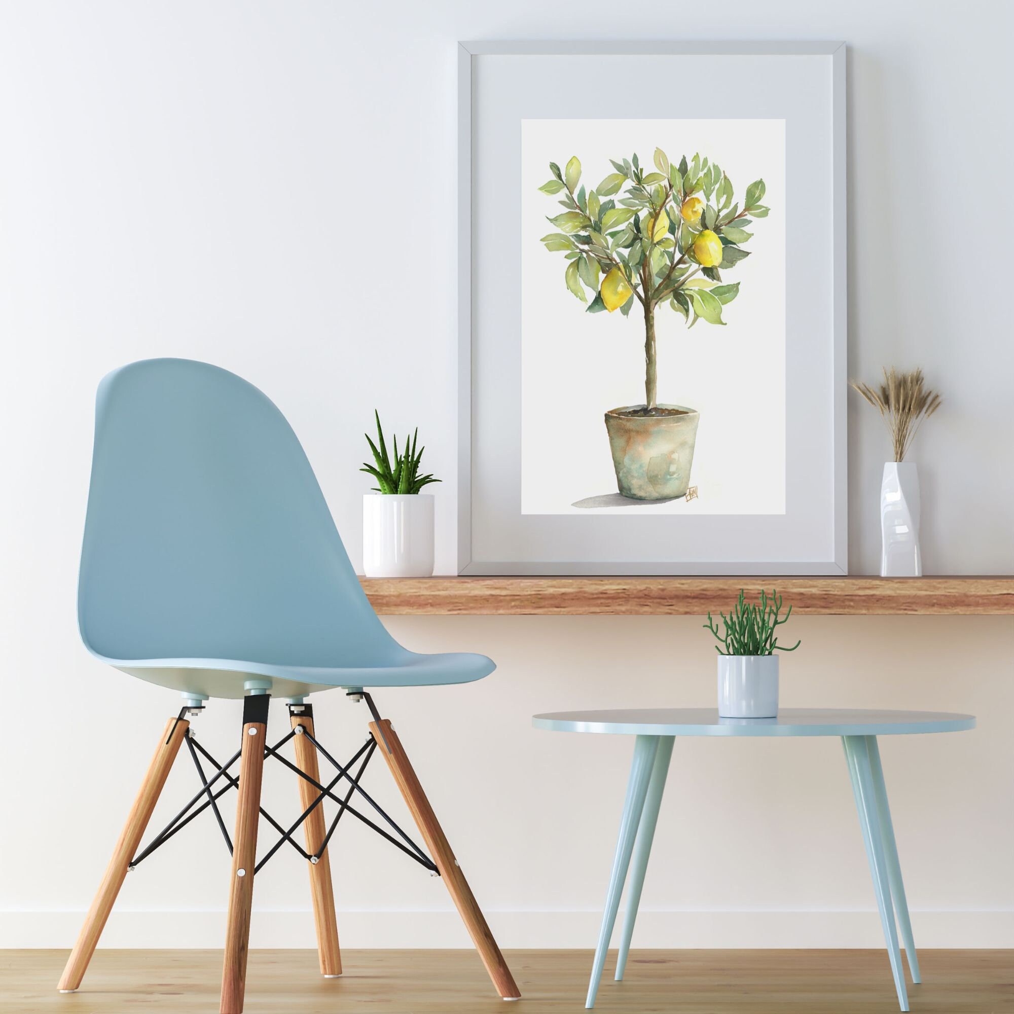 Lemon Tree Printable Art, Digital Prints, Kitchen Art, Wall Decor - Etsy