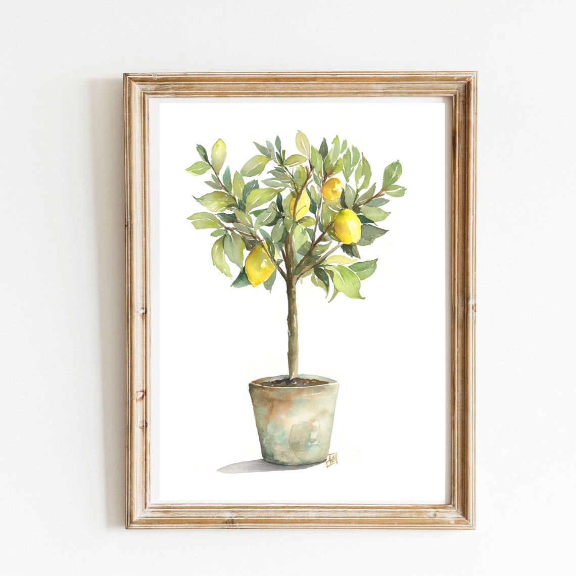 Lemon Tree Printable Art, Digital Prints, Kitchen Art, Wall Decor - Etsy