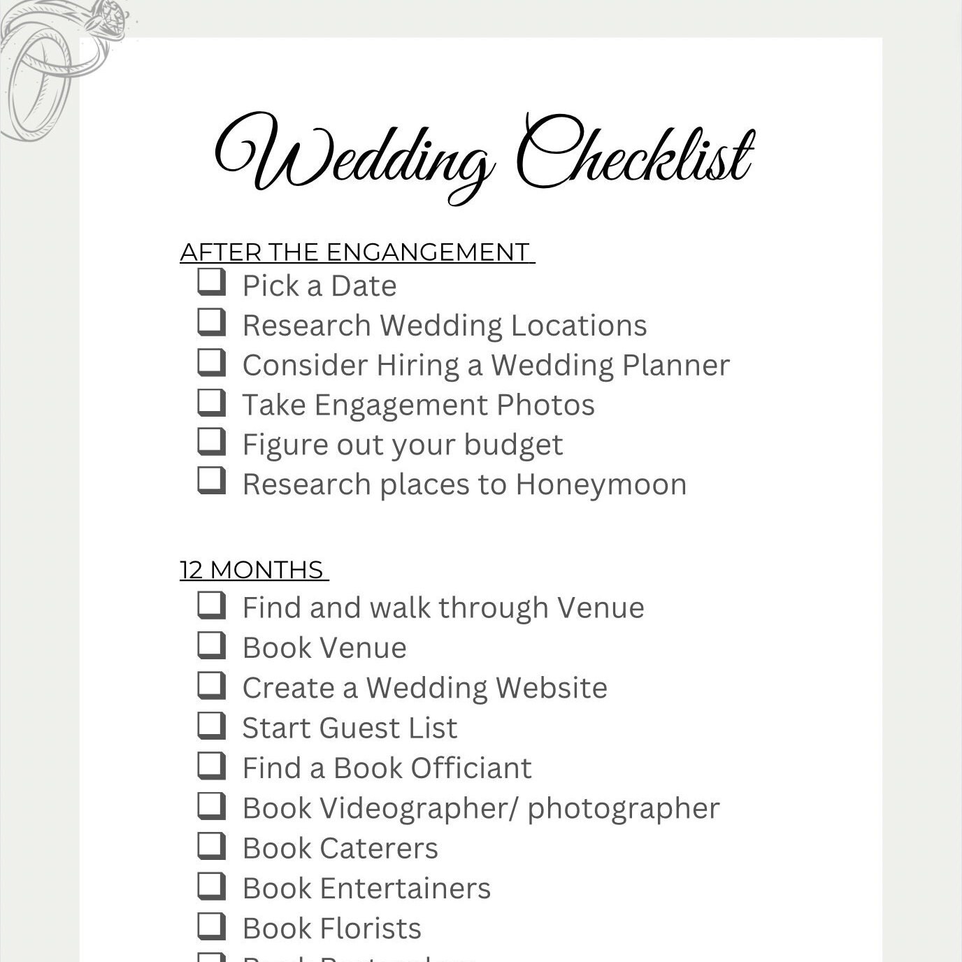 Wedding Plan Checklist, Plan To-do-list, the Bride's Wedding Plan To-do ...