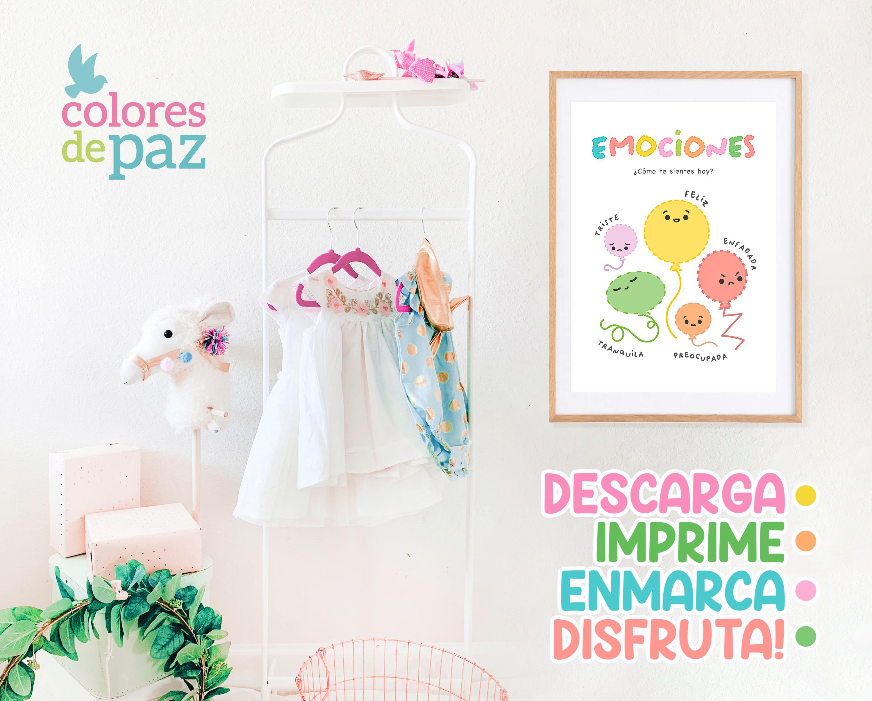 Emotions Poster Spanish, Mental Health, Educational, Anxiety ...