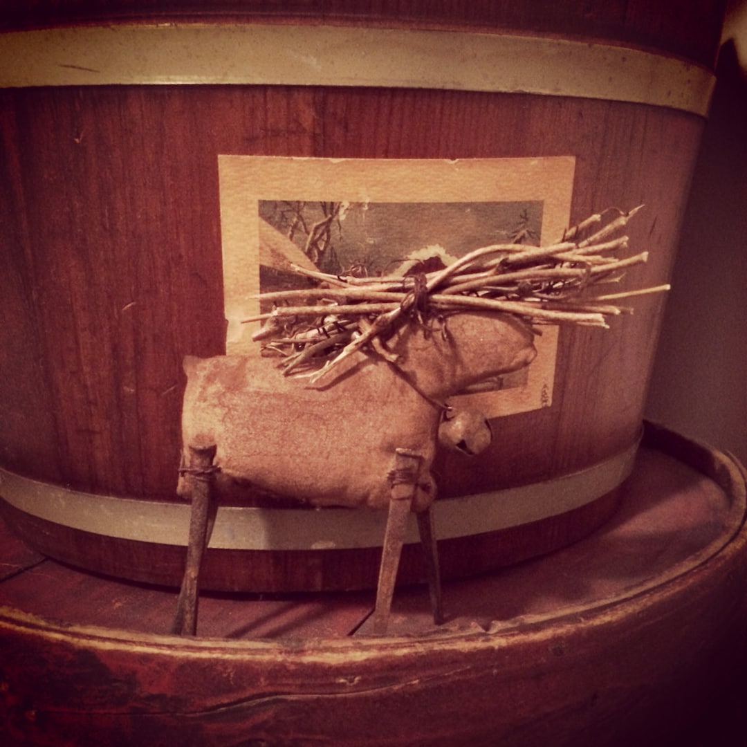 Primitive Reindeer Junkyard - Etsy