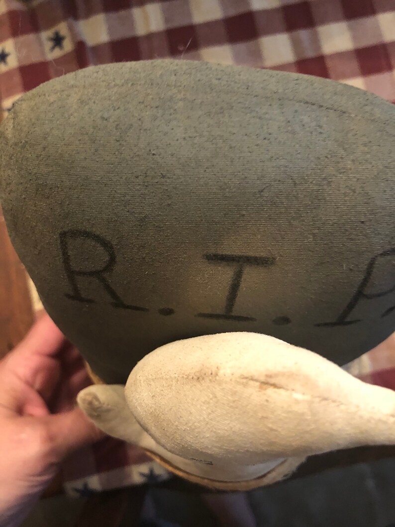 Primitive Halloween ghost and tombstone | Etsy