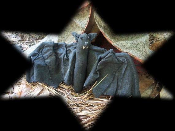 Primitive Bats Brown or Black | Etsy