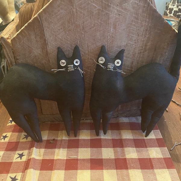 Primitive Cat - Etsy