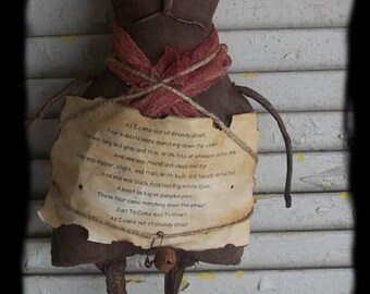Primitive Harriet Rabbit | Etsy