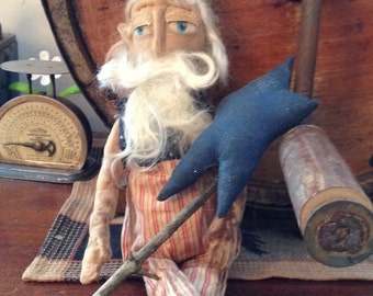 Uncle Sam Stump Figure. Handmade Original Design Americana 4th of July ...