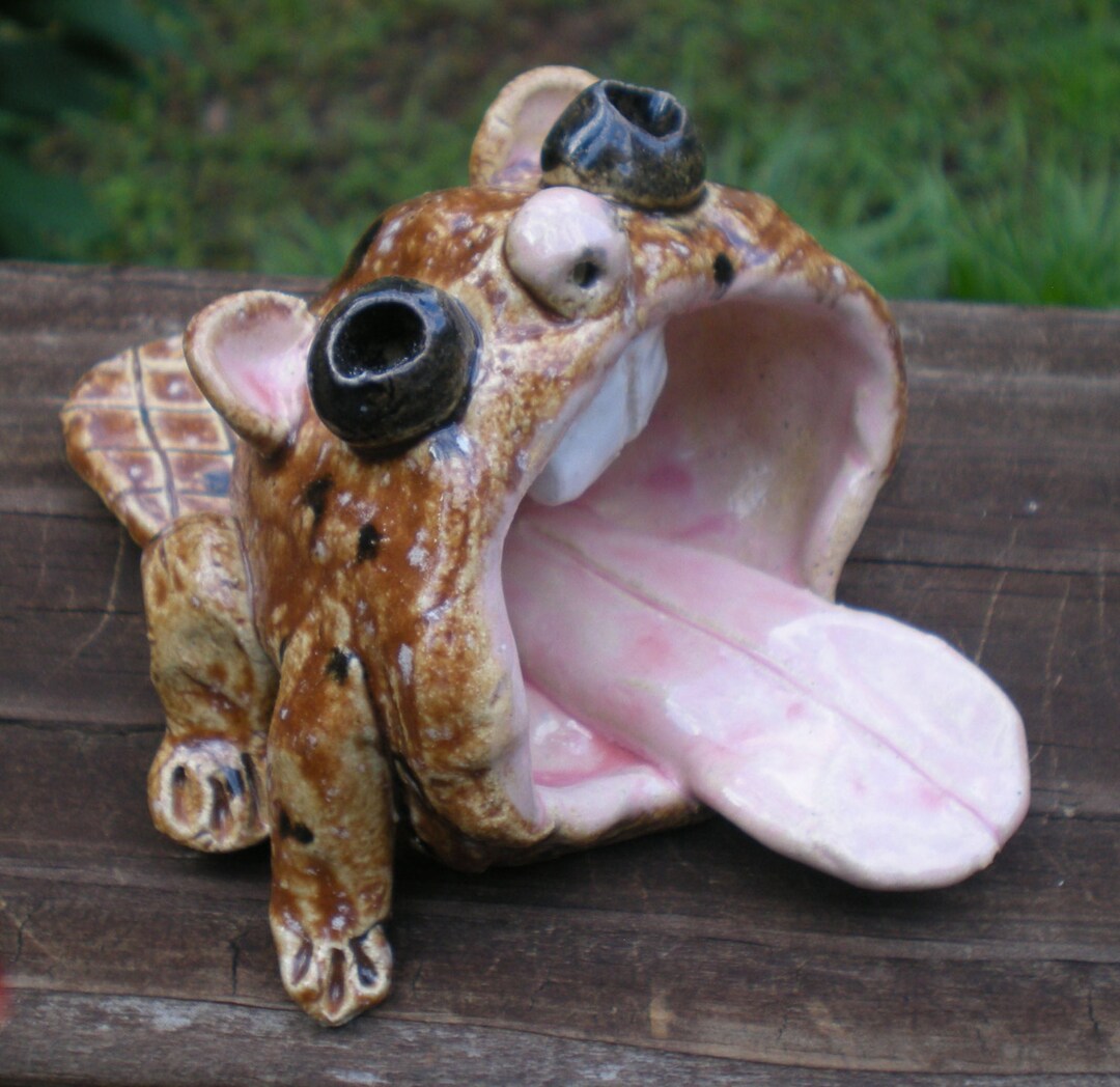 Hand Sculpted Ceramic Big Tooth Beaver - Etsy