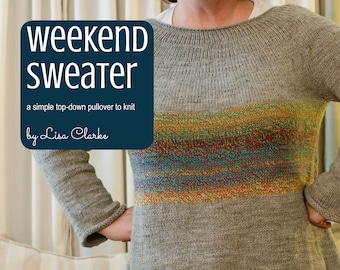 Tweed Stitch Sweater Knitting Pattern PDF File - Etsy