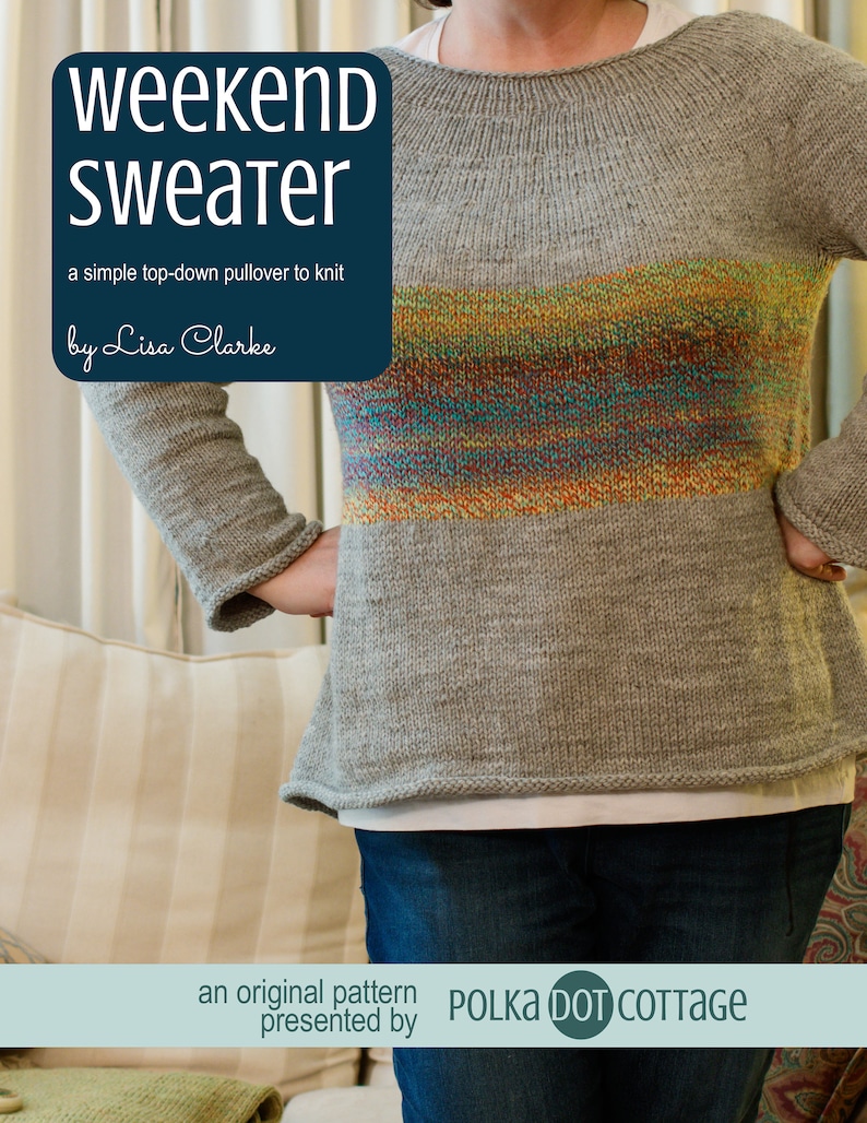 Weekend Sweater Knitting Pattern - Etsy