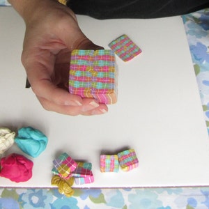 Plaid Shawl Pin Polymer Clay Tutorial - Etsy