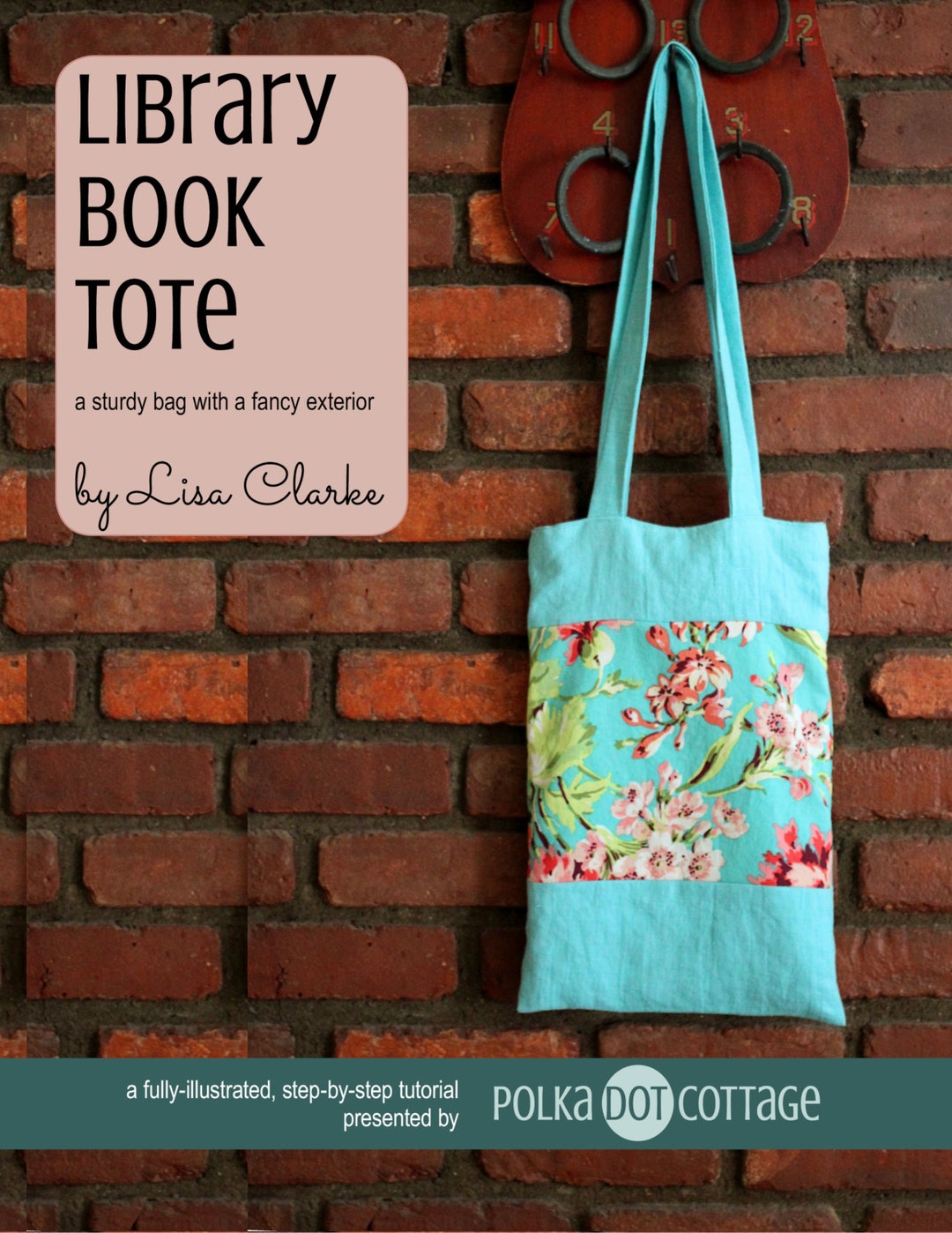 Library Book Tote Sewing Pattern and Tutorial - Etsy