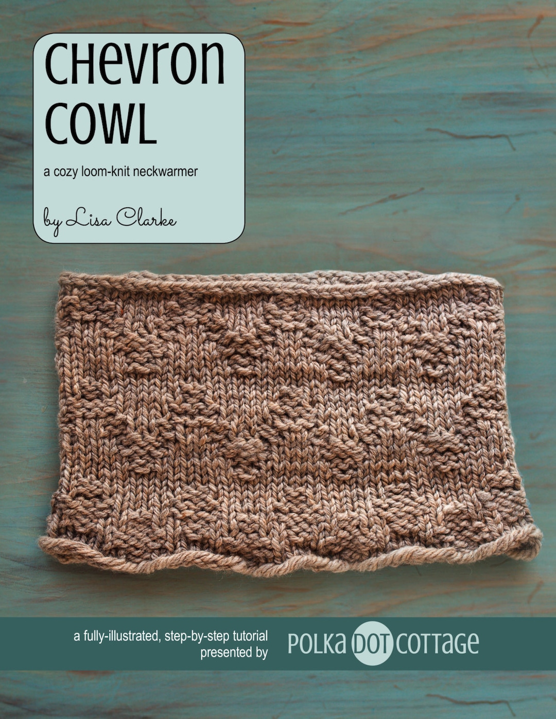 Chevron Cowl Loom Knitting Pattern and Tutorial - Etsy