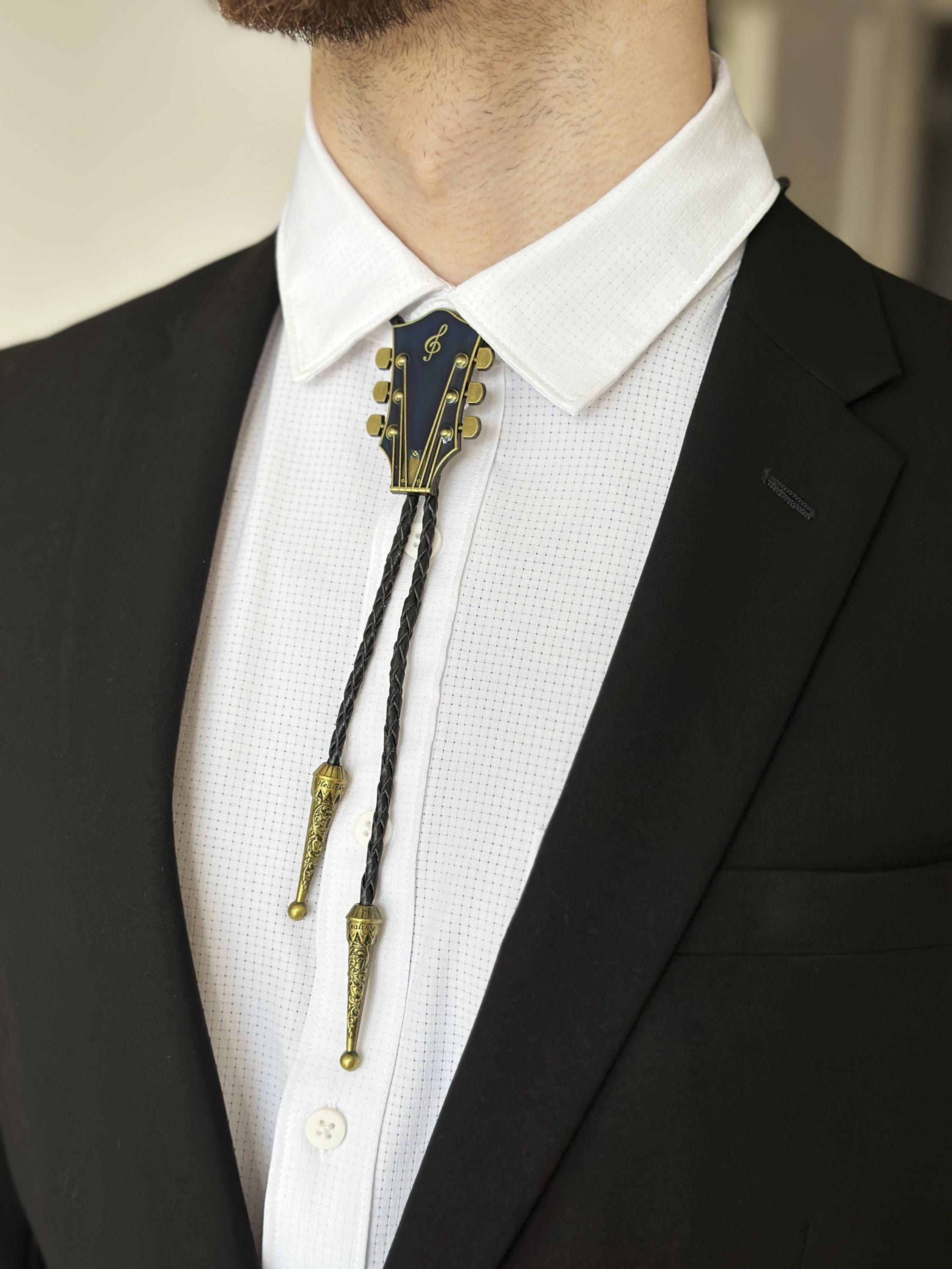Western Cowboy Bolo Tie for Men and Women, Country Cowboy Guitar ...