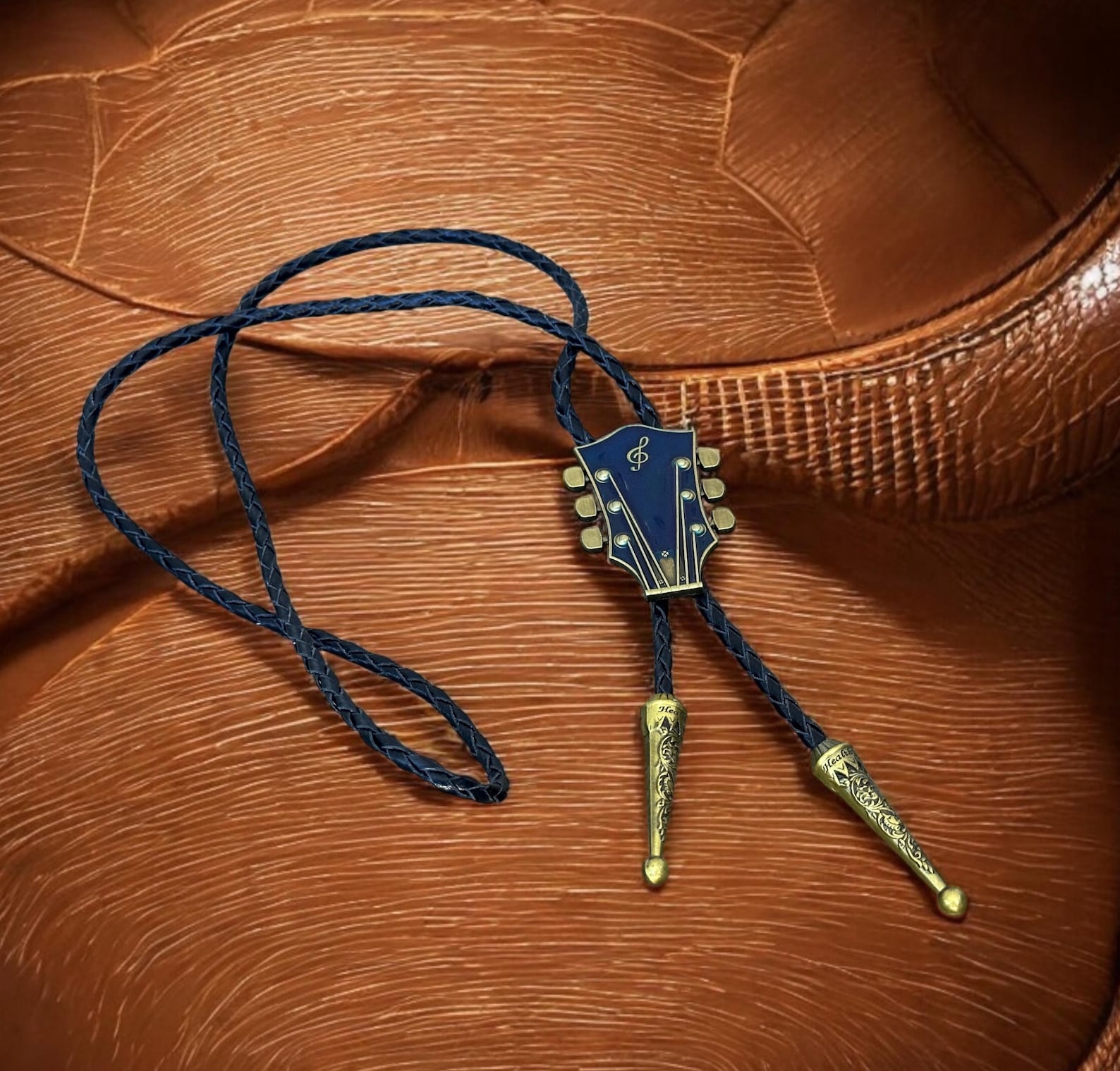Western Cowboy Bolo Tie for Men and Women, Country Cowboy Guitar ...