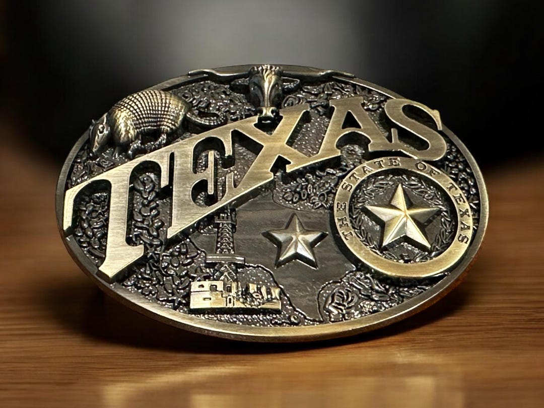 Texas State Belt Buckle for Men, Texas Flag Gift Belt Buckle for 1.5 ...