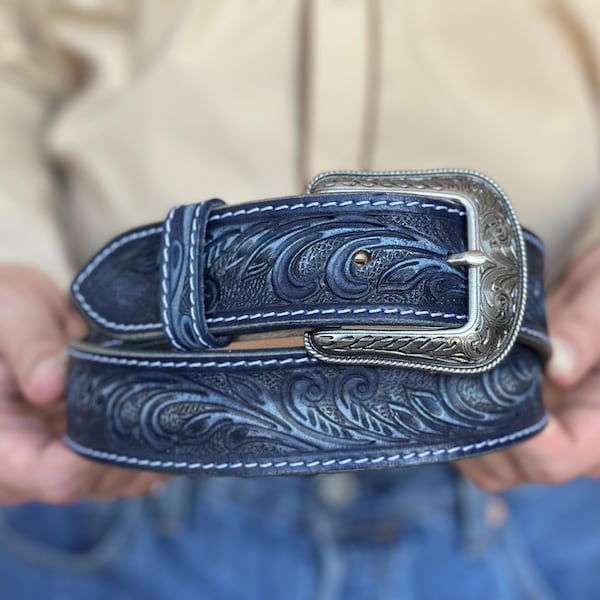 Blue Belt - Etsy