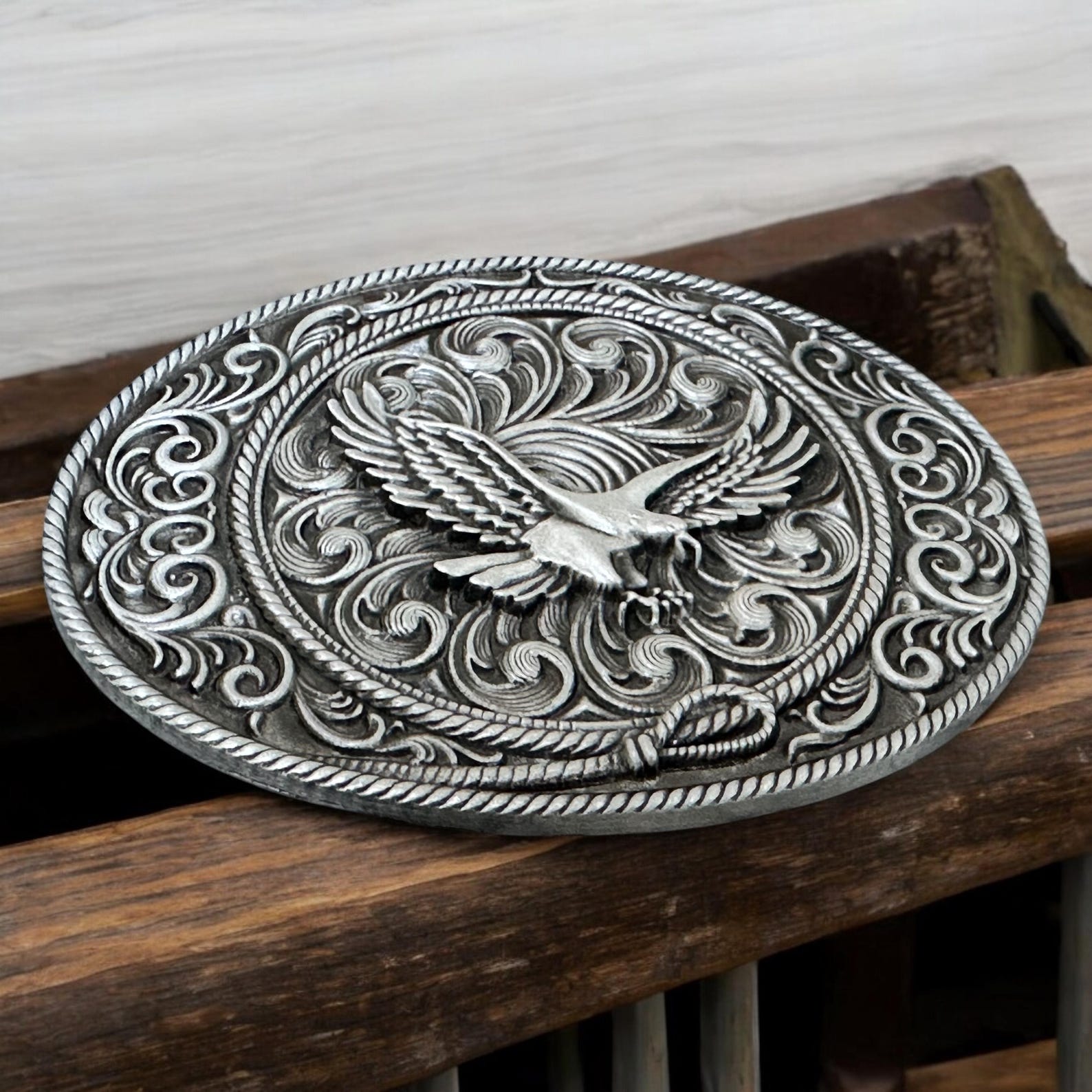 Floral Western Belt Buckle for Men Women, Cowboy Cowgirl Rodeo ...