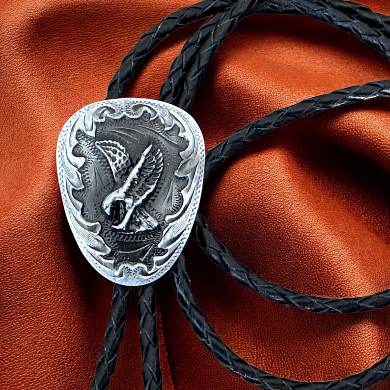 Western Cowboy Eagle Bolo Tie for Men and Women Country Cowboy Cowgirl ...