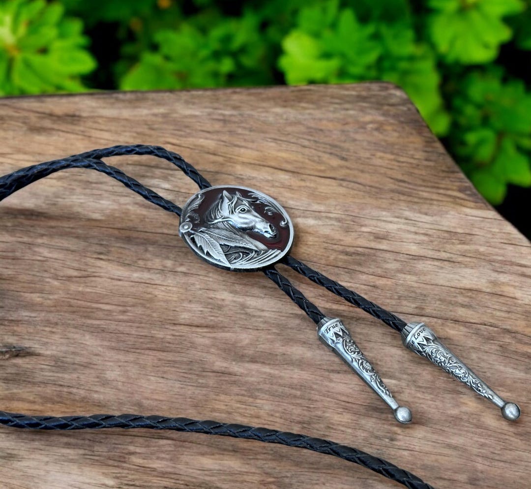Western Country Cowboy Horse Bolo Tie for Men and Women, Western Cowboy ...