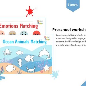 Preschool Worksheets, Quiet Book, Printables for Kids, Homeschool ...