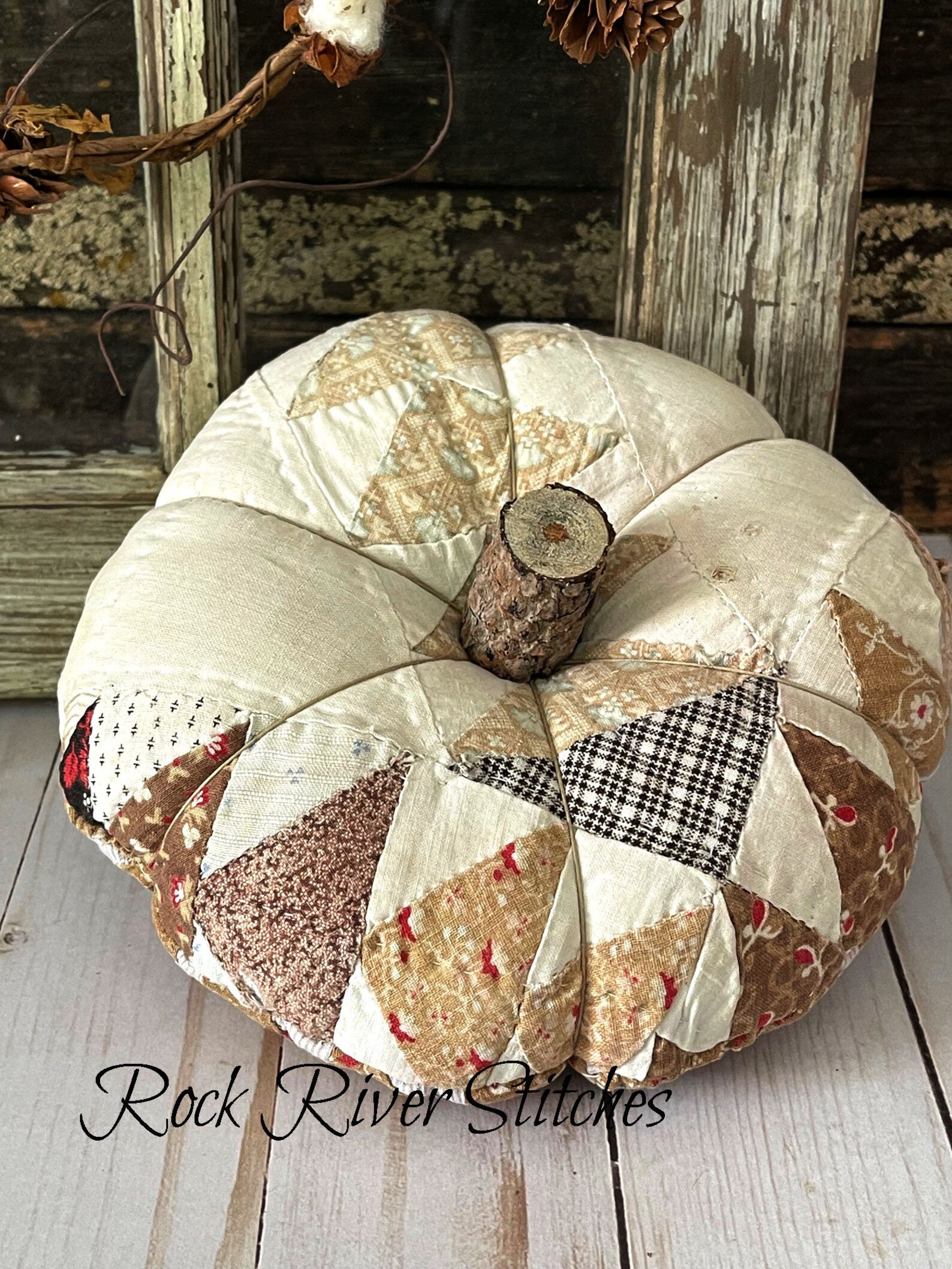 Primitive Fall Halloween Vintage Quilt Pumpkin - Etsy