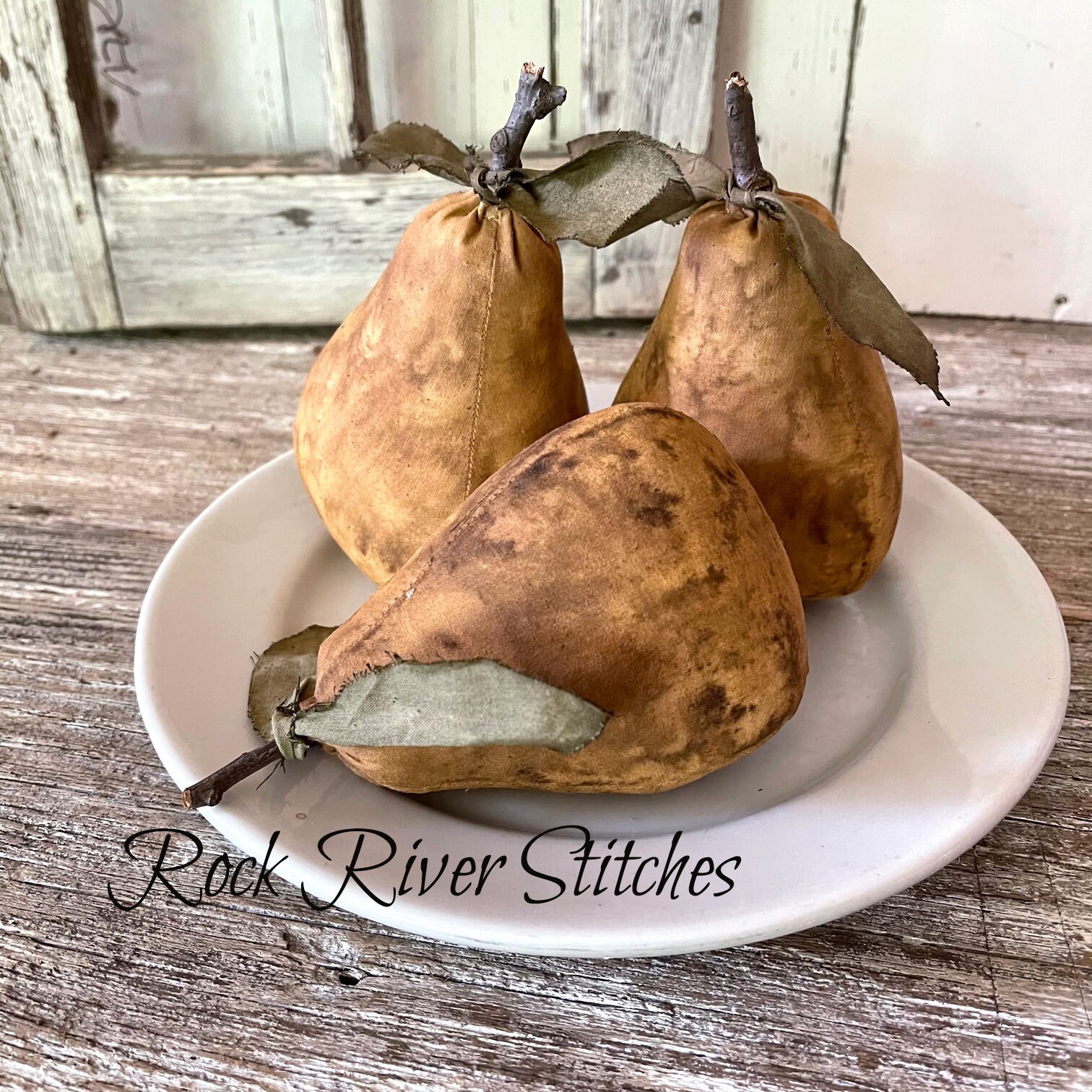 PATTERN Primitive Fall Harvest Pears PATTERN, PDF Pattern - Etsy