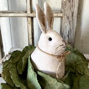 Digital PDF PATTERN, Primitive Spring Cabbage Bunny, Sewing PATTERN - Etsy