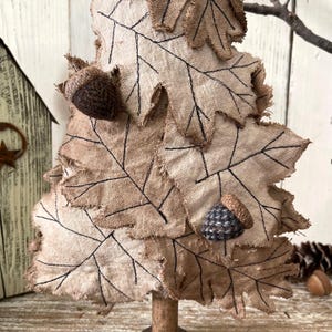 PDF Pattern, Primitive Fall Leaves Tree Pattern, Sewing Pattern - Etsy
