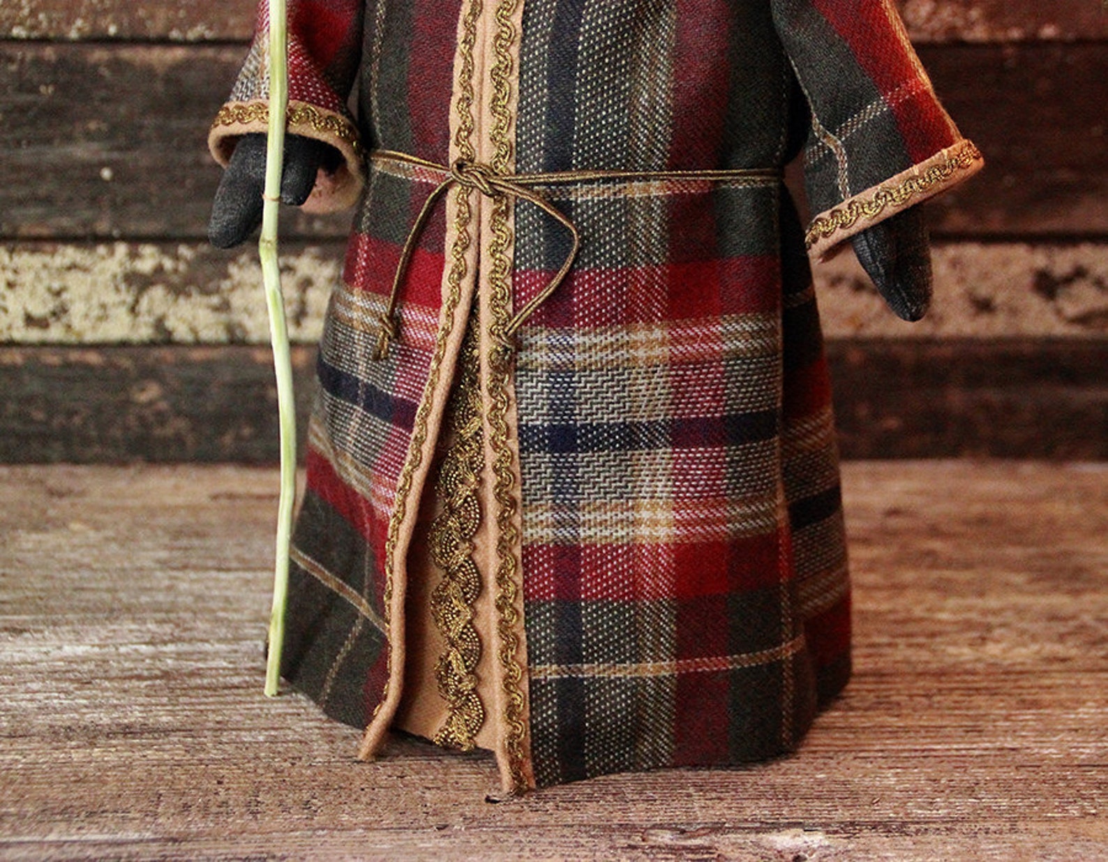 PATTERN Primitive Old World Santa Pattern, Christmas Folk Art Santa ...