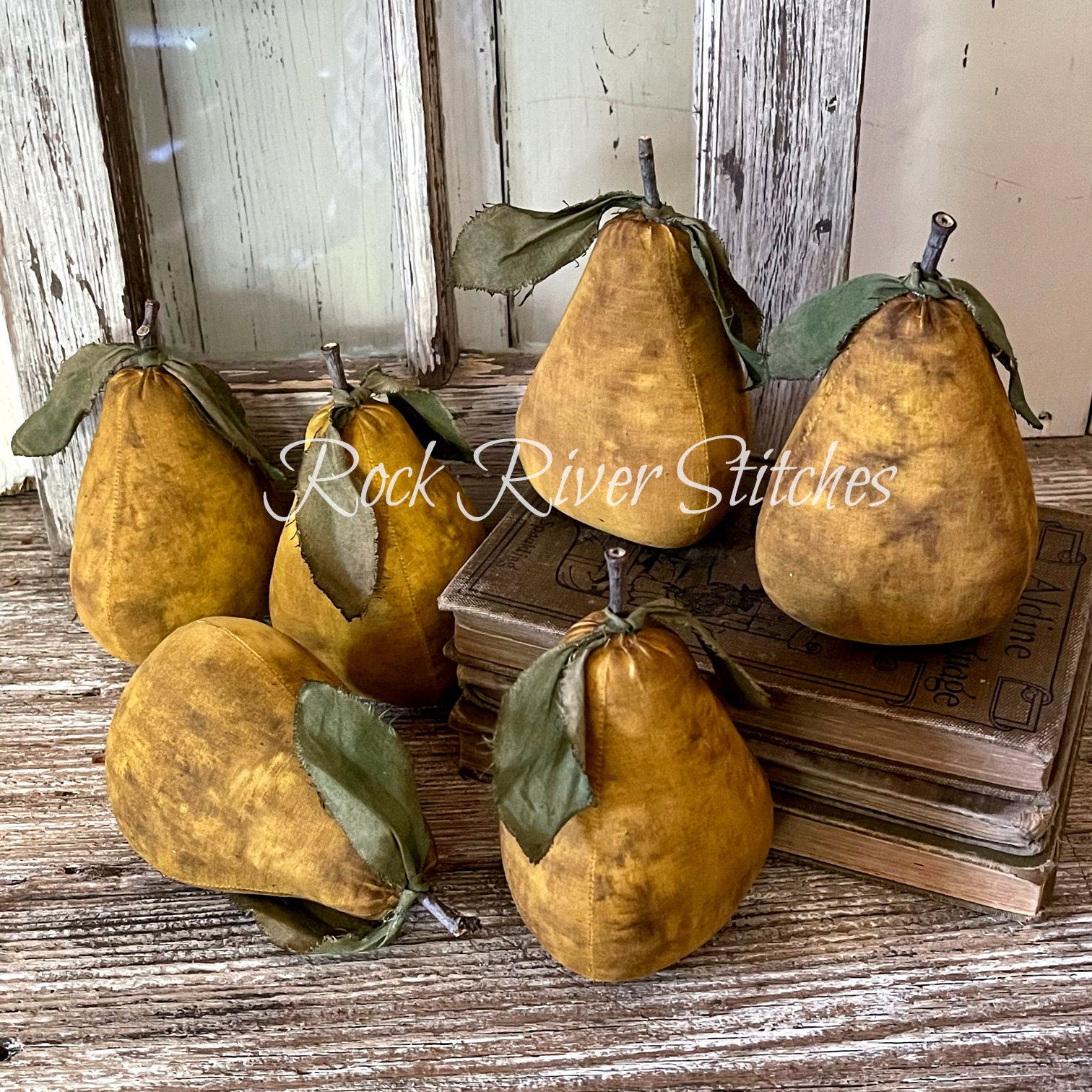 PATTERN Primitive Fall Harvest Pears PATTERN PDF Pattern - Etsy