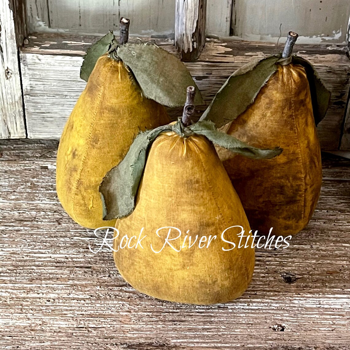 PATTERN Primitive Fall Harvest Pears PATTERN PDF Pattern - Etsy