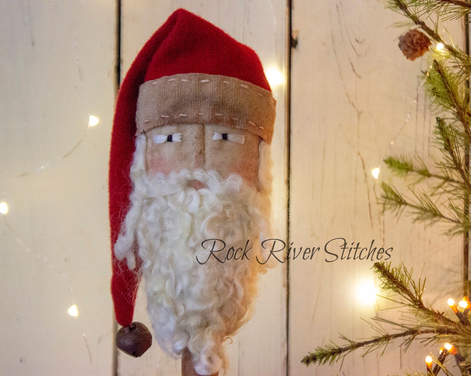 PATTERN Primitive Christmas Folk Art Sant Make Do Holiday - Etsy