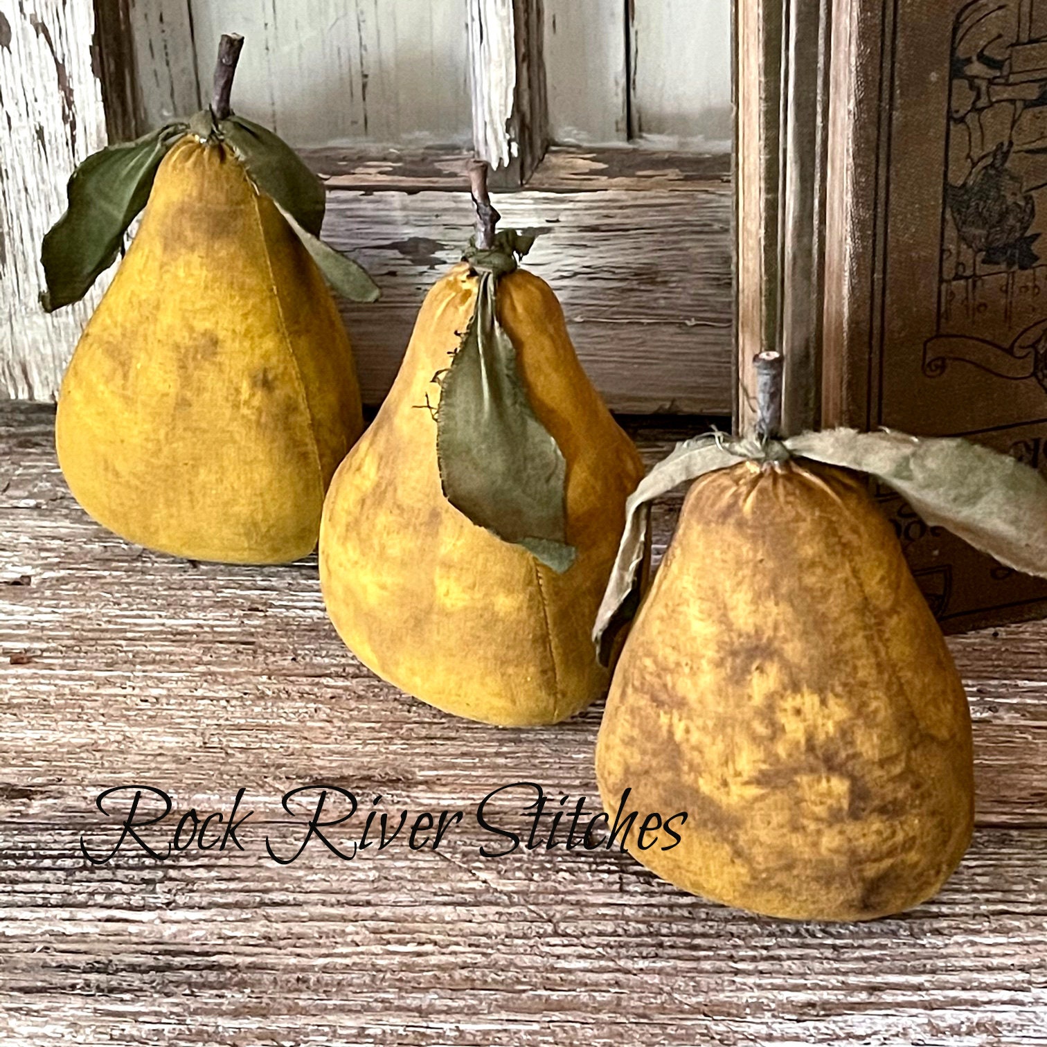 PATTERN Primitive Fall Harvest Pears PATTERN PDF Pattern - Etsy