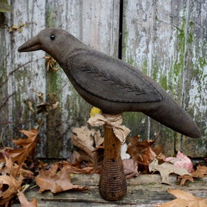PATTERN Primitive Big Olde Crow Digital PDF Pattern, Bird Sewing ...