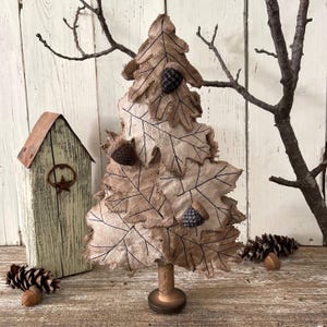 PDF Pattern, Primitive Fall Leaves Tree Pattern, Sewing Pattern - Etsy