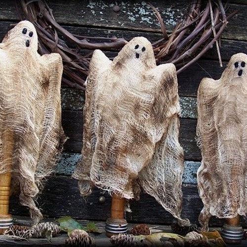 PATTERN Primitive Halloween Ghost Make Do Dolls E-PATTERN - Etsy