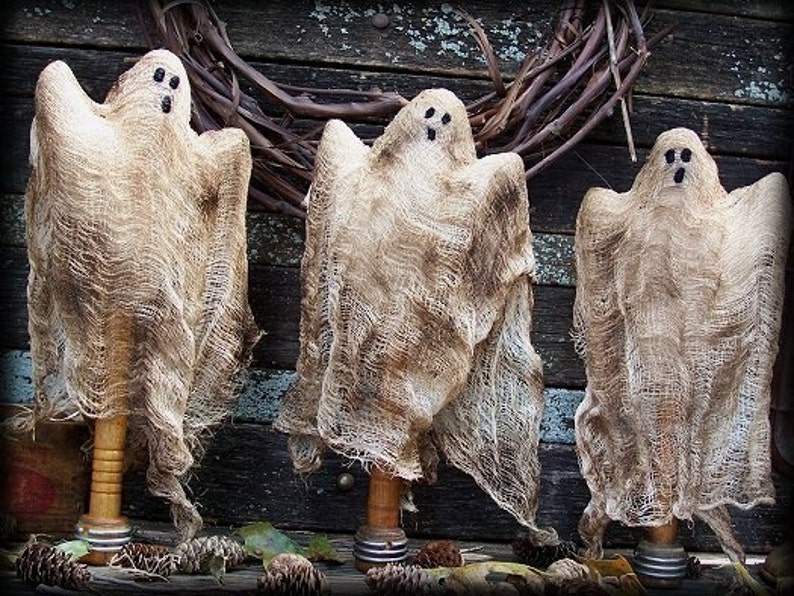 PATTERN Primitive Halloween Ghost Make Do Dolls E-PATTERN - Etsy