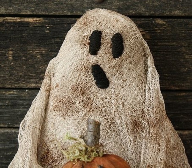PATTERN, Primitive Halloween Ghost Door Doll Digital PDF Pattern ...