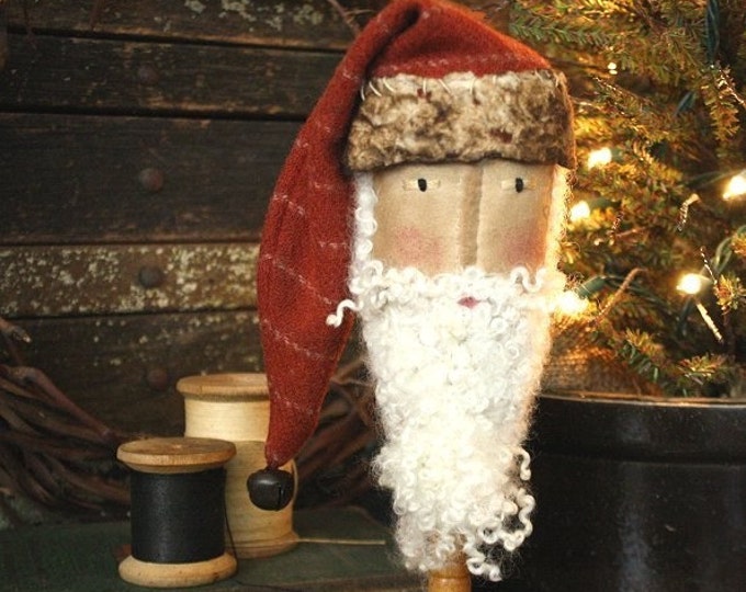 Primitive Folk Art Christmas Santa Make Do E-PATTERN - Etsy