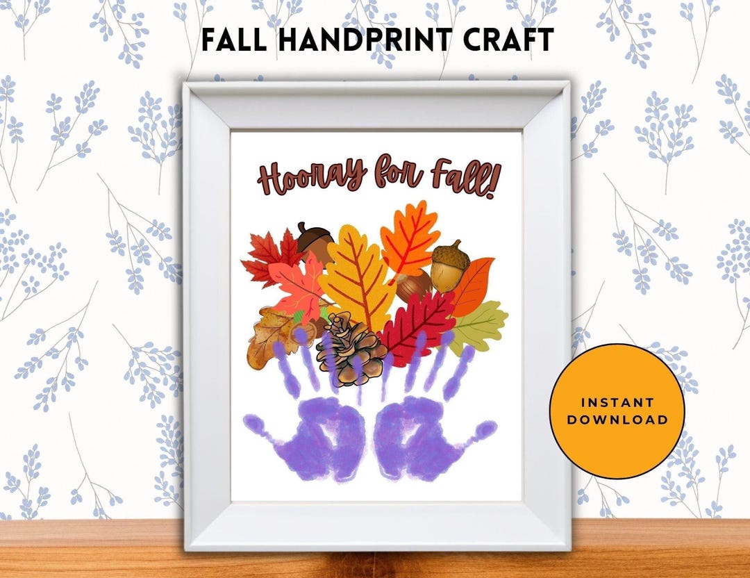 Fall Handprint Craft, , Halloween Handprint, Handprint Art, Handprint ...
